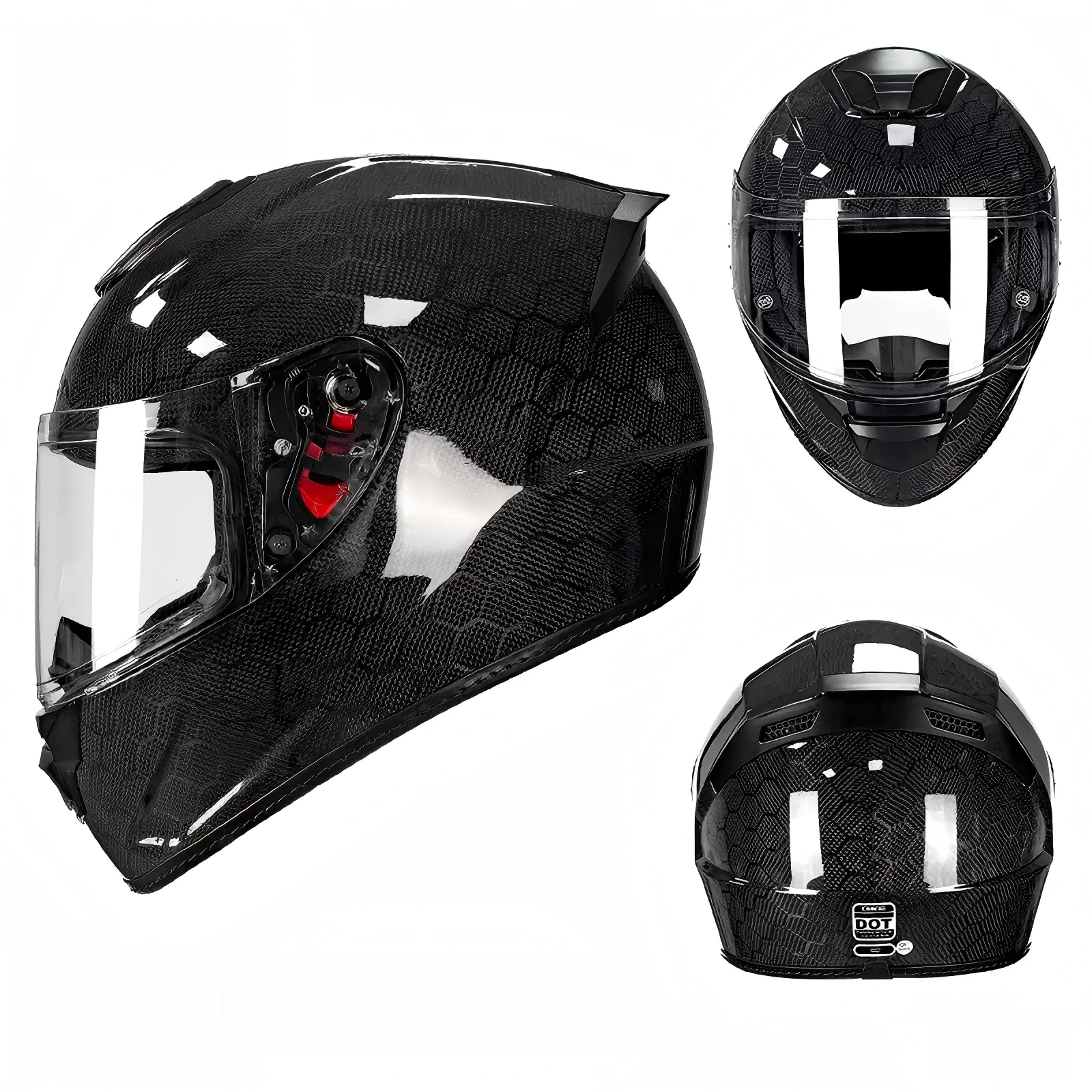 Full Face Helmet Snakeskin